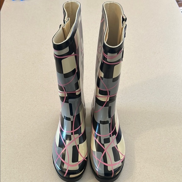 chooka | Shoes | Chooka Womens Colleen Clash Rainboot Black Pink Winter ...